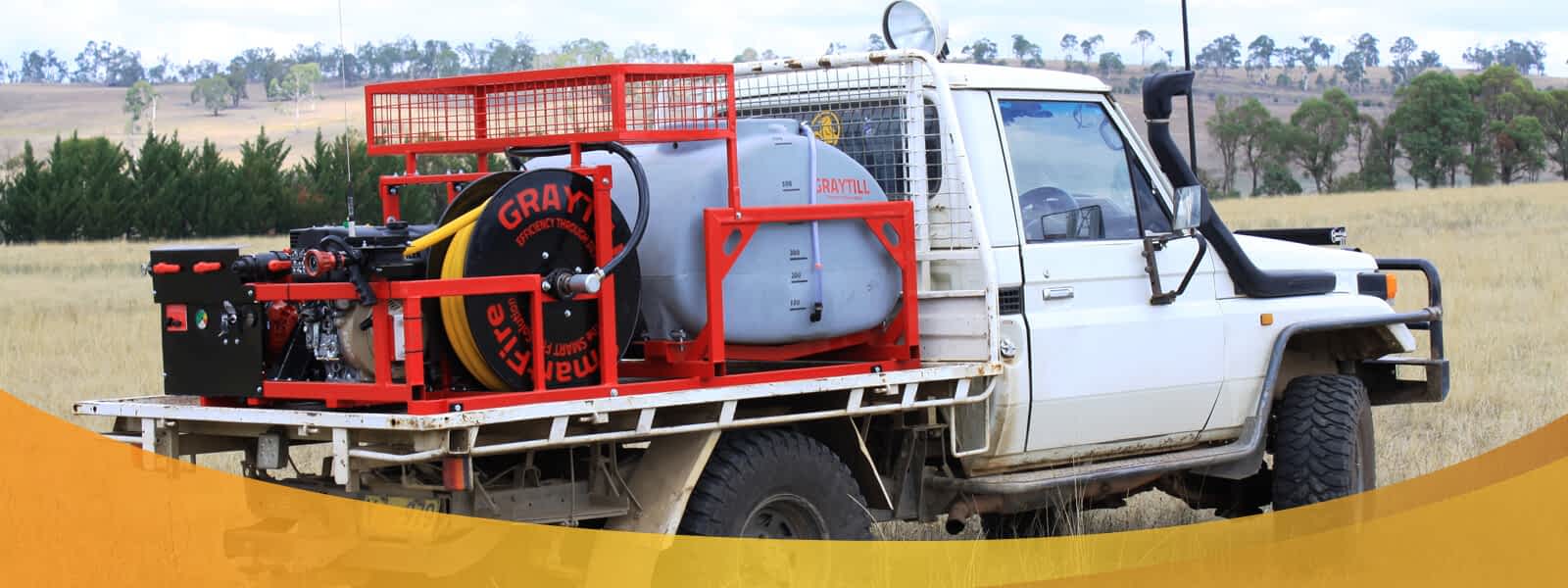 Ute Mounted Sprayers | Single & Twin Reel Sprayers | Boom Sprayers